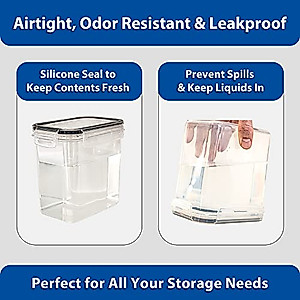 Lifetime Home 32 PACK Airtight Food Storage Containers Set with Lids for Kitchen & Pantry Organization - BPA-Free for Cereal, Pasta, Rice, Vegetables, Fruits & Flour - FREE Markers and Labels