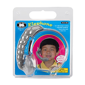 Super Duper Publications | Elephone Sound Amplification Headset | Educational Auditory Learning for Children