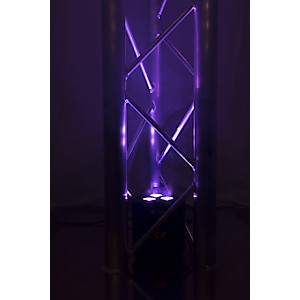 Colorkey, CKU07-2040, Colorkey TrussPar QUAD 3 Black, a lightweight and compact par fixture