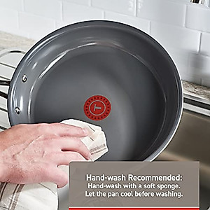 T-fal Ceramic Excellence Reserve Nonstick Cookware Set 10 Piece Induction, Pots and Pans