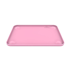 Dr. Betty’s - Food Grade Silicone Placemat/Play Mat with Super Suction and Raised Edges to Contain Messes for Babies + Toddlers + Kids | Non-Slip, Dishwasher Safe (Pink)