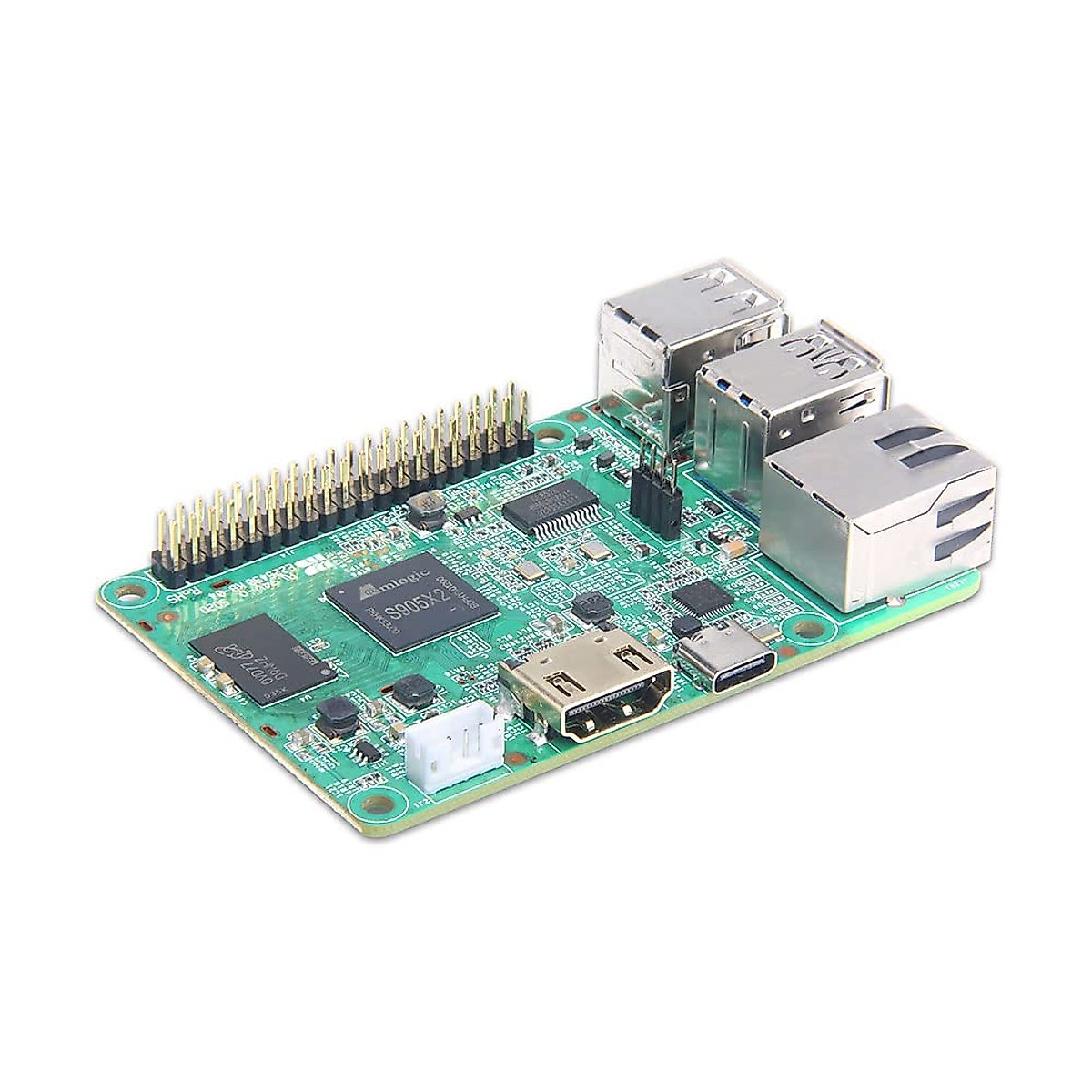 Geniatech DIY 4K Single Board, Card-Sized High Performance Board Moudle, Android 9.0 Quad-core Cortex-A55 2GB+8GB WiFi Bluetooth, for The Field of Teaching,Research, Industrial Computer