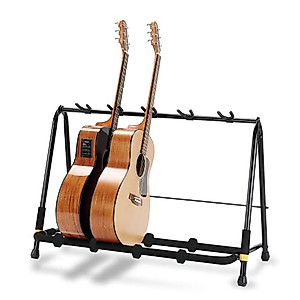 Hercules Stands GS525B 5 Space Guitar Rack Black