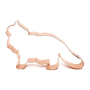 Siberian Cat Copper Cookie Cutter