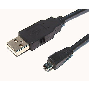 Fujifilm Finepix XP20 Digital Camera USB Cable 5' USB Data cable - (8 Pin) - Replacement by General Brand