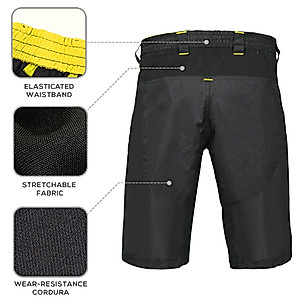 Urban Cycling Apparel The Single Tracker-Mountain Bike Cargo Shorts, with G-Tex padded undershorts