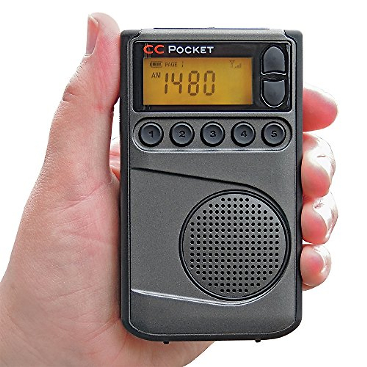C. Crane CC Pocket AM FM and NOAA Weather Radio with Clock and Sleep Timer