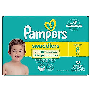 Pampers Swaddlers Diapers Size 8 38 Count