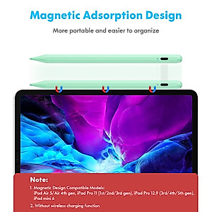 Stylus Pen for iPad with Tilt Sensor & Fast Charge, Cisteen Active Pencil with Palm Rejection Compatible with 2022-2018 Apple iPad Pro 11/12.9,iPad 10/9/8/7/6th Gen,iPad Air 5/4/3,iPad Mini 6/5