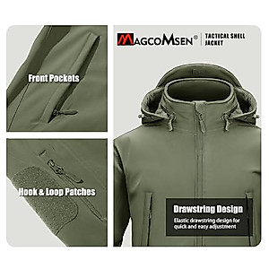 MAGCOMSEN Winter Coats For Men Tactical Jackets Ski Jacket Winter Jacket Snowboard Jacket Work Jacket Snow Jacket Waterproof Jackets for Men