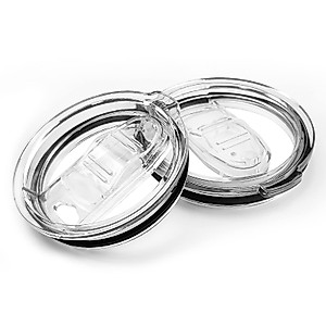 XccMe 30oz Tumbler Replacement Lids,2 Pack Spill Proof Splash Resistant Covers,Replacement Classic Stainless Steel Tumblers lids fit for YETI Rambler,Atlin, Juro, SUNWILL, Umite Chef and More