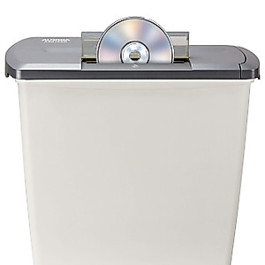 Aurora AS810SD 8-Sheet Strip-Cut Paper, CD and Credit Card Shredder Basket