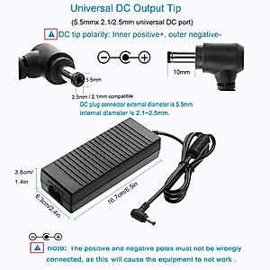 MTYTOT 24V 5Amp Power Supply AC 100-240V to DC 24Volt 5A 3.5A 2.5A 2A Switching Power Supply Adapter for LED Strip Module Lights Routers CCTV Security Cameras