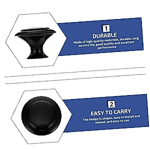 RUNROTOO 10 Pcs Single-Hole Drawer Handle Furniture Knobs Drawer Pulls Door Knobs Drawer Knobs Cupboard Knobs Wardrobe Knobs Furniture Pulls Cabinet Handles Drawer Handles