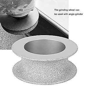 Grinding Wheel 7.3cm Diamond Grinding Cup Wheel Concave Diamond Cutting Grinding Disc for Stone Ceramic Glass(2.5cm)