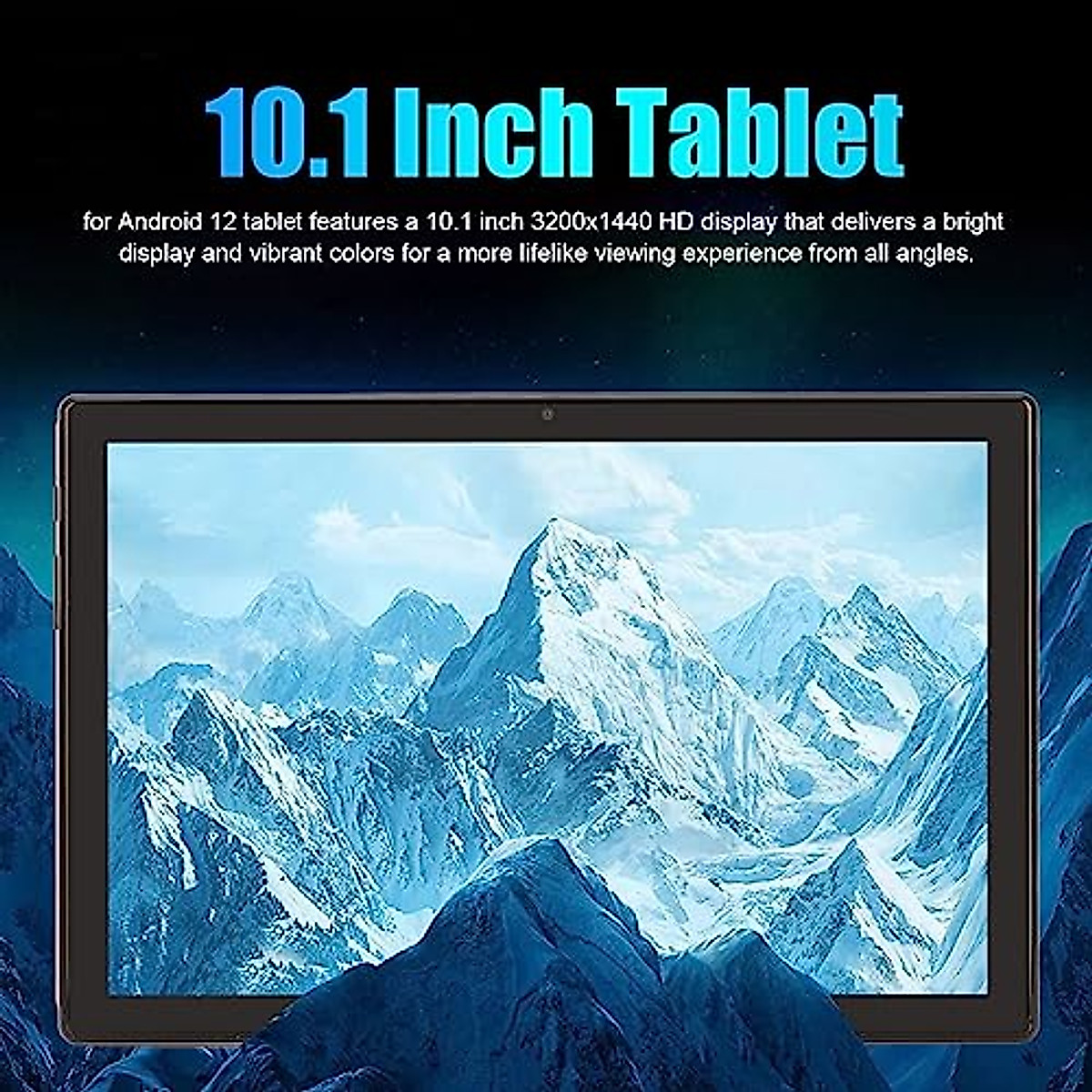 GLOGLOW Tablet, 8GB RAM 128GB ROM 10.1 Inch 5G WiFi Tablet Support OTG Green for Kids (US Plug)