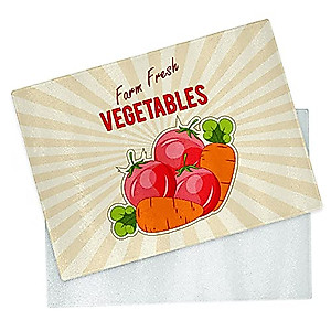 POVOKICI 25pcs 11" x 7.9" Rectangle Sublimation Blank Tempered Glass Cutting Board with White Coating for Heat Press Printing