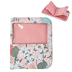QZLKNIT Clear Crochet Hook Case, Portable Organizer Bag for Crochet Needles and Other Knitting Accessories, Easy to Carry for Crochet Beginners and Knitting Lovers(Only Bag)