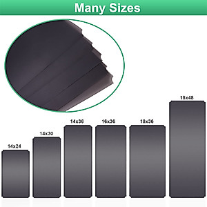 Slendor Wire Shelf Liner Value Pack of 5 Heavy Duty Waterproof Non-Adhesive Industrial Strength Plastic Mats for Tier Shelving Unit, 14 x 36 Inch Gray