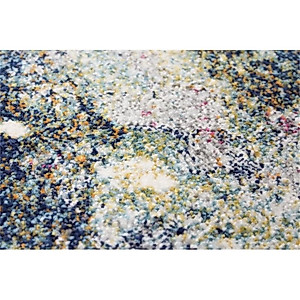 Bashian Everek Neda 7'6" x 9'6" Area Rug in Ivory and Blue