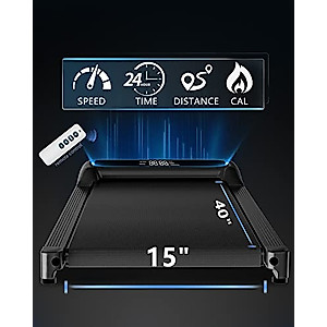 Walking Pad Under Desk Treadmill,Portable 2 in 1 Desk Treadmill for Home,Quiet Mini Walking Pad for Work from Home with Remote Control(𝐋𝐢𝐟𝐞𝐭𝐢𝐦𝐞 𝐖𝐚𝐫𝐫𝐚𝐧𝐭𝐲)