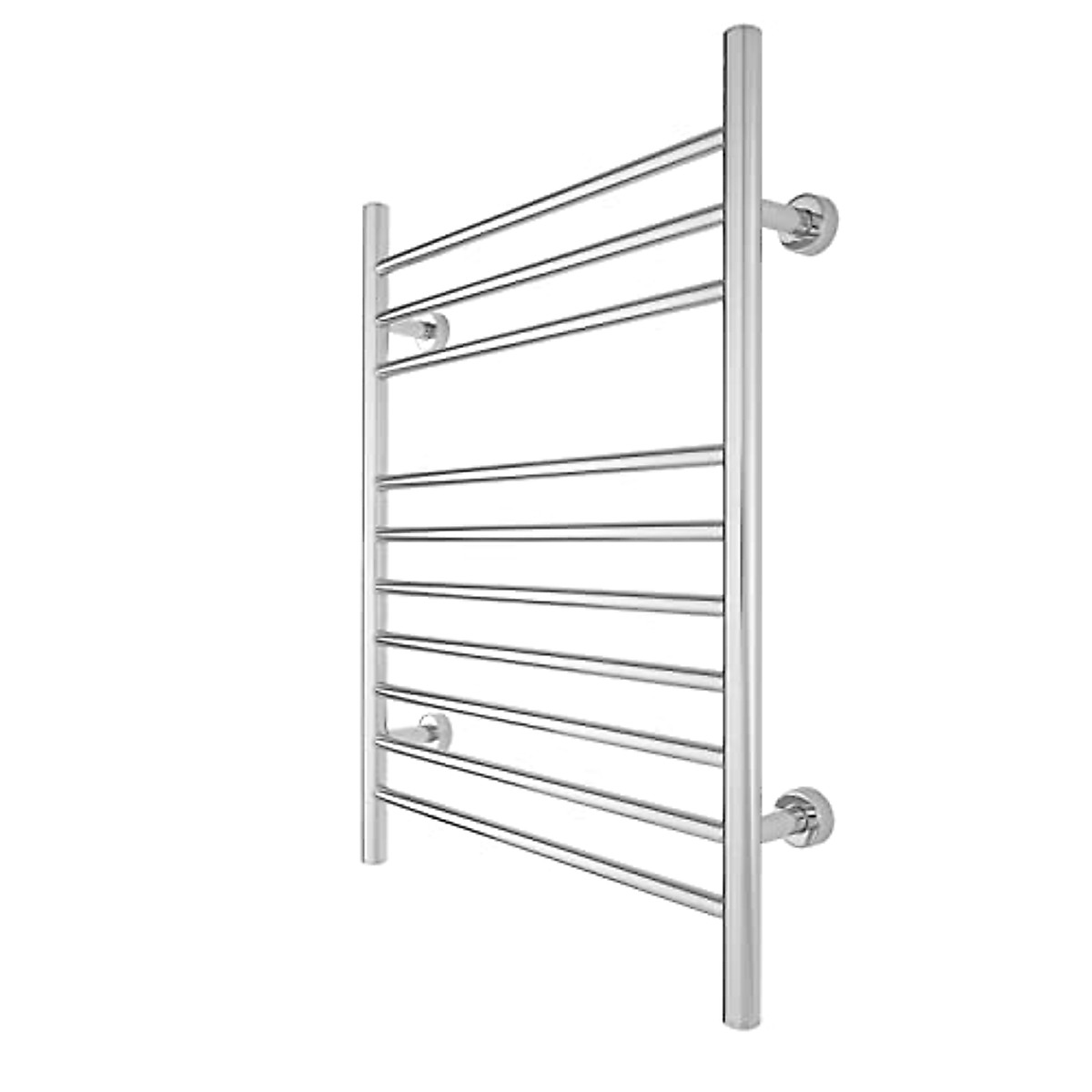 WarmlyYours TW-F10PS-HP Infinity Towel Warmer, Polished, Dual Connection, 10 Bars