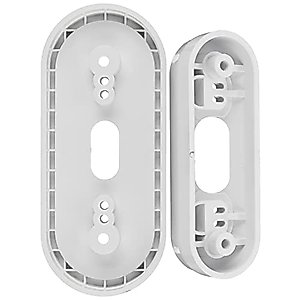 AirTech Home Automation Wedge Extender Kit Mount Compatible with Nest Hello 1st Generation, White Classic Pill Made for Nest Hello, Outdoor use.