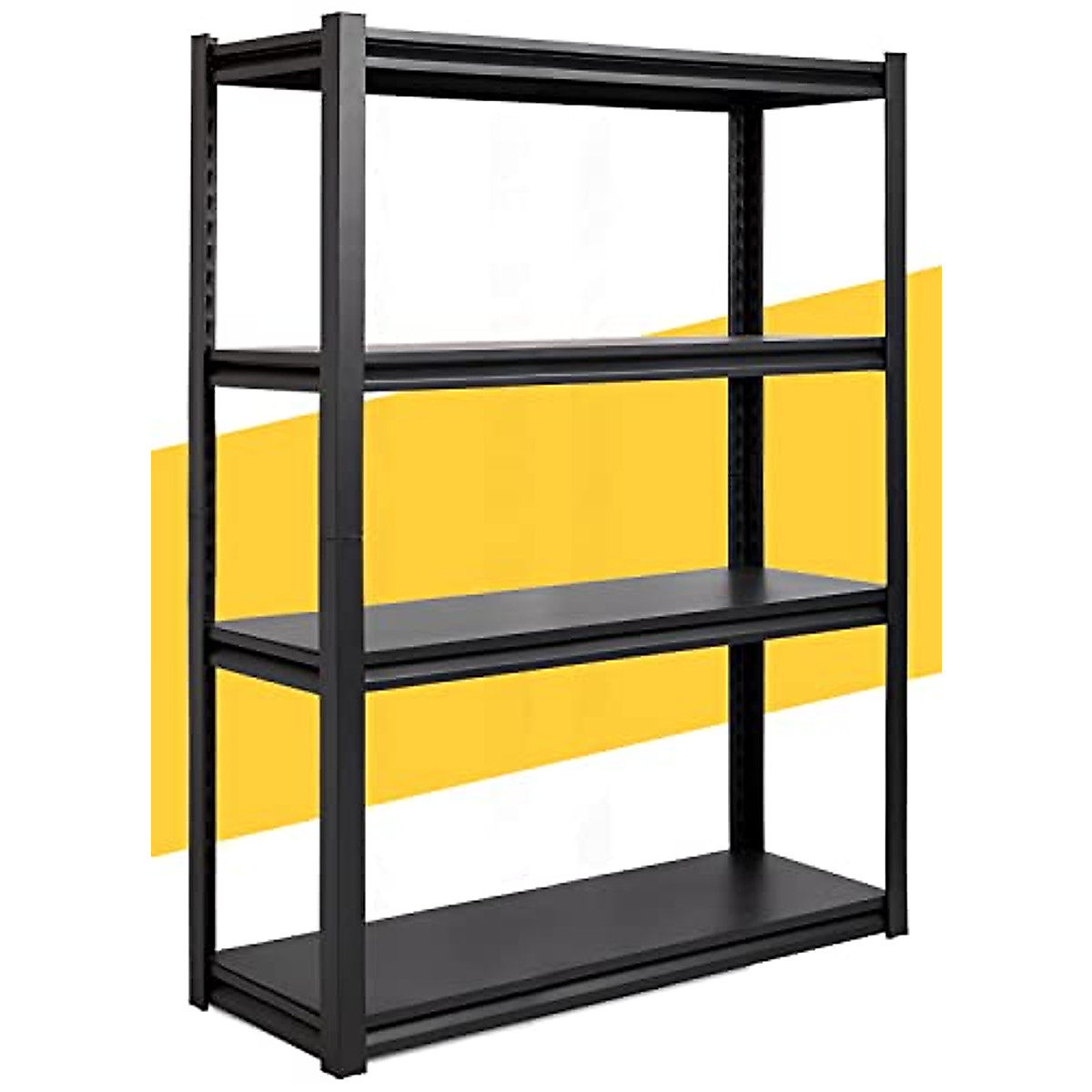 Raybee Garage Shelving Heavy Duty, 40" Wide Garage Storage Shevles Heavy Duty Shelving, Adjustable 4 Tier Metal Shelving, Garage Shelves Heavy Duty Shelves, Industrial Storage Rack, 40" W x19 D x57 H