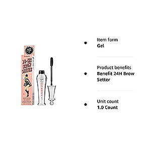 Benefit 24-HR Brow Setter setting gel Clear