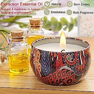 Christmas Gifts, Candles for Home Scented, Scented Candles Gift for Women, Soy Wax 2.5oz Aromatherapy Candle with Essential Oil, Stress Relief Gifts on Birthday or Mother's Day, Gift Boxed Pack 12