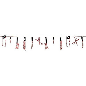 amscan Bloody Weapon Garland - 7.5', 1 Pc