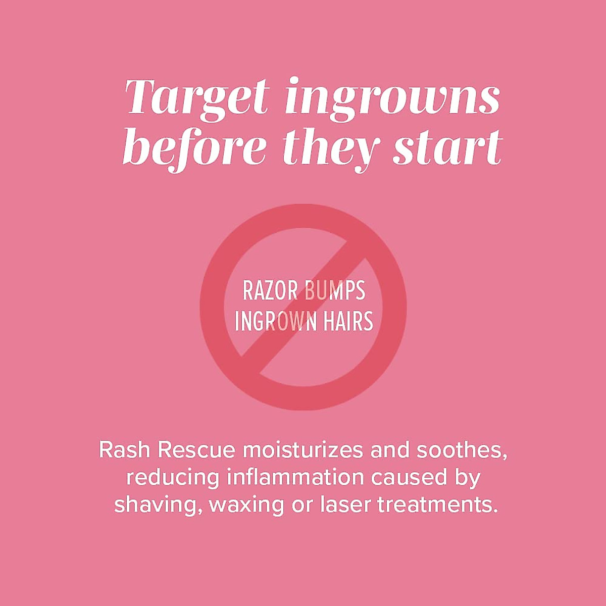 Coochy Rash Rescue Post Shave Spray - Natural Hydrating After Shave Skincare Moisturizer - Ingrown Hair Body Mist - Botanical Blast, 4 fl oz/118 mL