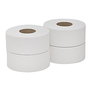 Georgia-Pacific Professional Series Jumbo Jr. 2-Ply Toilet Paper by GP PRO (Georgia-Pacific), 2172114, 1000 Feet Per Roll, 4 Rolls Per Case