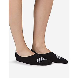 Vans Super No Show Socks - Women's and Girl's (Medium (6.5-10), Black)