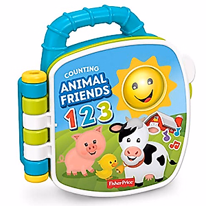 Fisher-Price Laugh & Learn Counting Animal Friends, Musical Baby Book