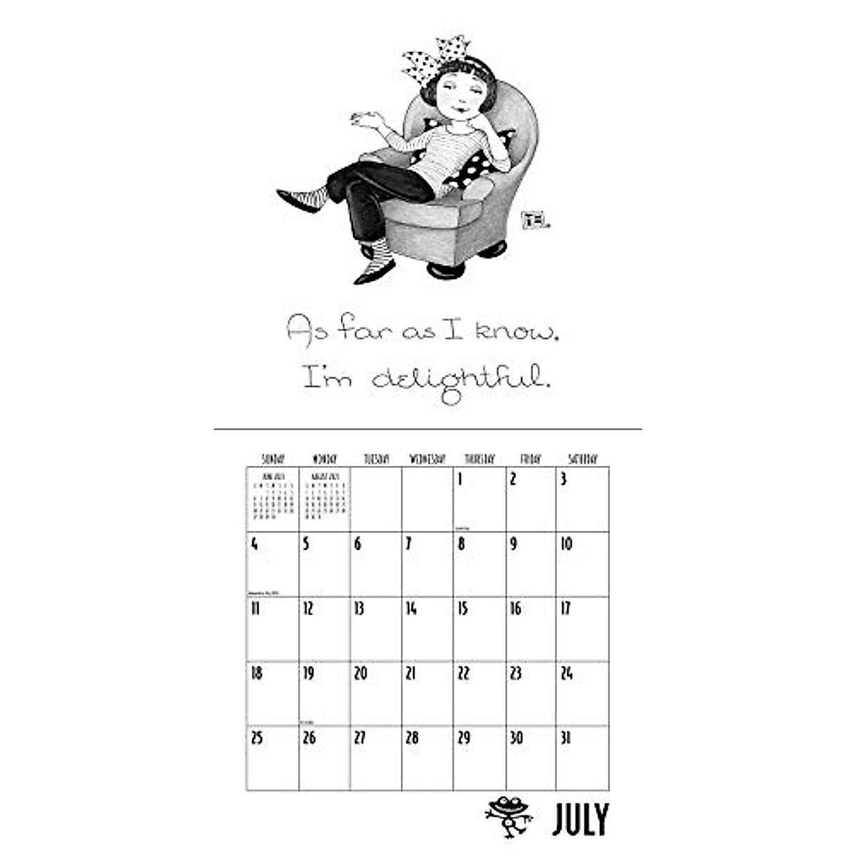 Mary EngelDark 2021 Wall Calendar: From the Shadier Side of Mary Engelbreit
