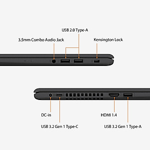 ASUS Vivobook F1500EA 15.6" FHD IPS Premium Laptop, 11th Gen Intel 4-Core i5-1135G7 Upto 4.2GHz, 12GB RAM, 512GB PCIe SSD, Intel Iris Xe Graphics, USB-C, Windows 11 Home + HDMI Cable, Black