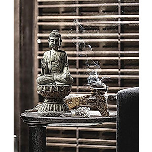 Zen World Buddha Statue, for Zen Decor Spiritual Decor Meditation Decor, Bring You Inner Peace and Love