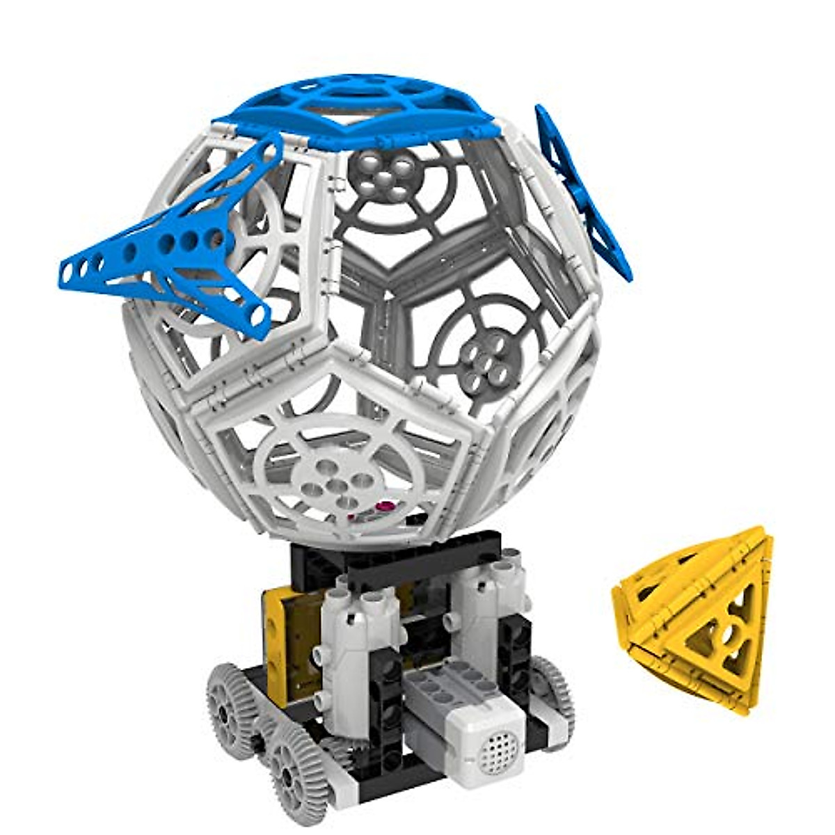 Thames & Kosmos Robotics: Smart Machines - Super Sphere STEM Experiment Kit | Build & Program a 9-inch Robotic Sphere + 6 Other Robot Models | Basic Coding | Color Manual | Requires Tablet, Smartphone