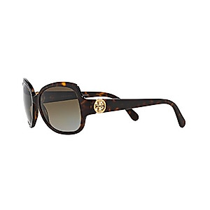 Tory Burch Women's 0TY7059 Sunglasses, Dark Tortoise