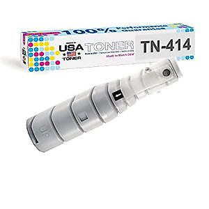 MADE IN USA TONER Compatible Replacement for Konica Minolta Bizhub 363, 423, TN414 / TN-414 / A202030 (Black, 1 Cartridge)