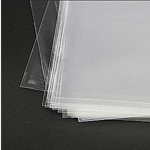 100PCS 4.5x5.5 inch Clear Automatic Sealing Flat Cello/Cellophane Bag Packaging Treat Bags Favor Bags with Self Seal Lip Adhesive Closure for Snacks Bakery Candies