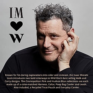 Wild One, Limited Edition, Designer Collection, Dog Harness, No-Pull Pet Harness with 3 Leash Clips, Adjustable Soft Padded Dog Vest, Comfortable, Stretchy, Medium, Blue