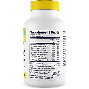 Healthy Origins Probiotic 30 Billion CFUs - Shelf Stable Probiotics for Women and Men - Supports Gut Health - Probiotics for Digestive Health - 150 Veggie Capsules