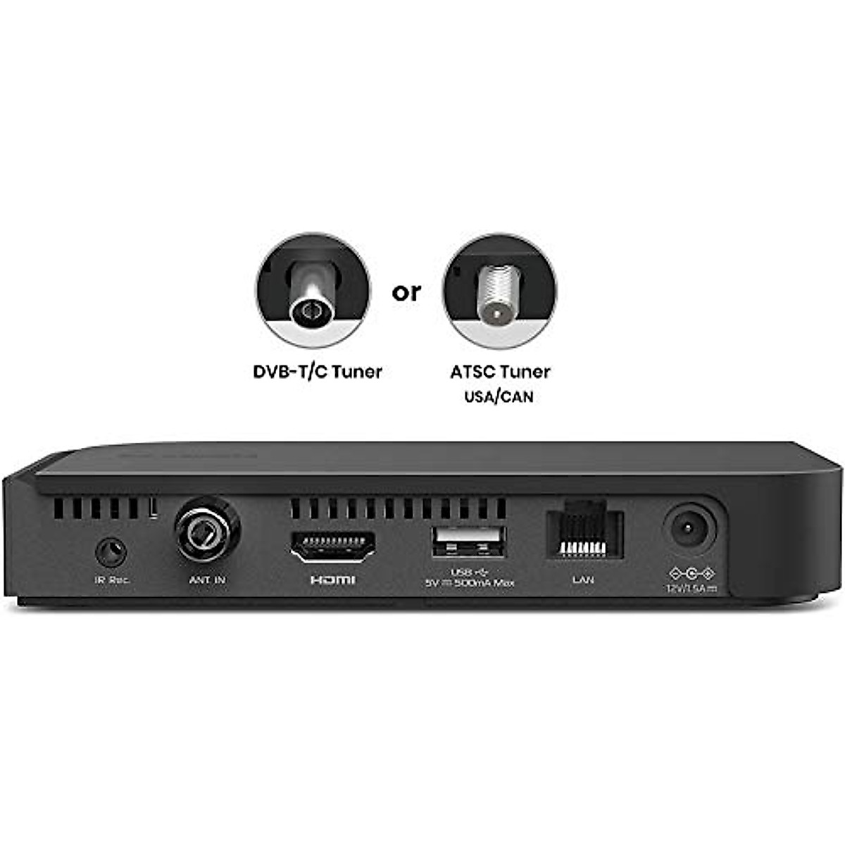 New 2021 Formuler CC 4K Hybrid UHD + ATSC Ultra Media Receiver 2GB Ram 16GB Memory+ Bonus Secureteks Premium AirMouse with Keyboard and Backlit.