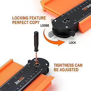 Lenski Gifts for Dad, Stocking Stuffers for Adults Men, Connectable Contour Gauge Tools for Men, Mens Gifts Ideas for Christmas, Dad Gifts for Men Who Have Everything, Cool Stuff Gadgets for Men