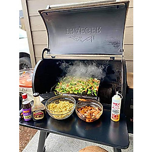 BBQ Hack Griddle Hack | Pancakes, Omelettes, Bacon, Stir Fry, Smash Burgers, and More On Your Pellet Grill | Griddle Insert Accessory (16.5" Deep X 17.25" Wide Griddle Hack)