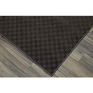 Garland Rug Medallion Area Rug, 2-Feet by 12-Feet, Mocha