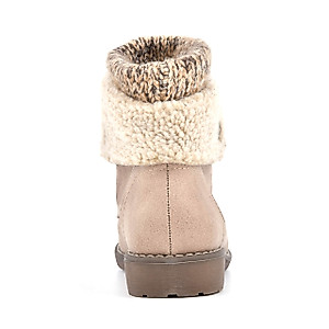 CLIFFS BY WHITE MOUNTAIN Women's Duena Hiking Style Boot, Natural Multi/Fabric, 7.5 M