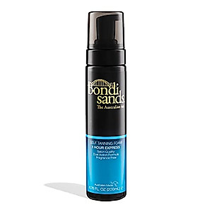 Bondi Sands 1 Hour Express Self Tanning Foam | Lightweight, Fragrance Free Self-Tanner for an Even, Streak-Free Tan | 6.76 fl oz